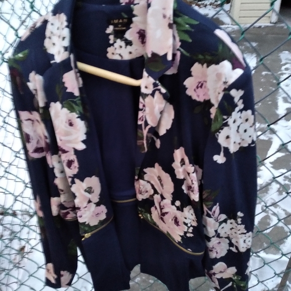IMAN | Jackets & Coats | Iman Floral X Women Jacket | Poshmark